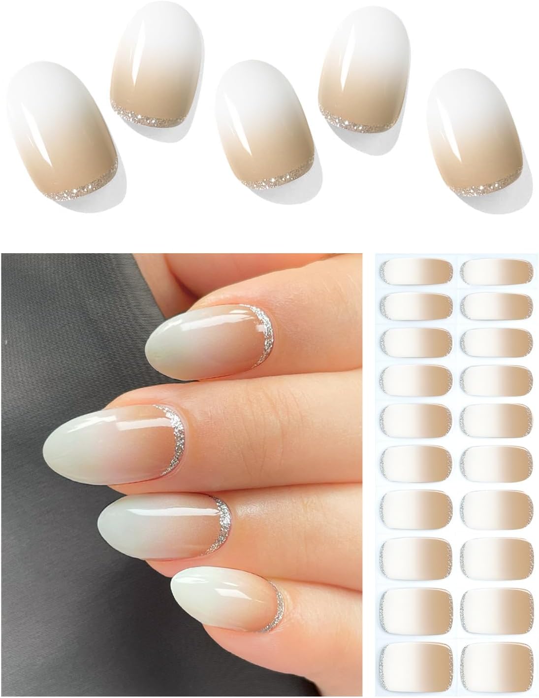 Amazon.com: 8Sheets Independence Day Full Wrap Nail Stickers 4th of ...