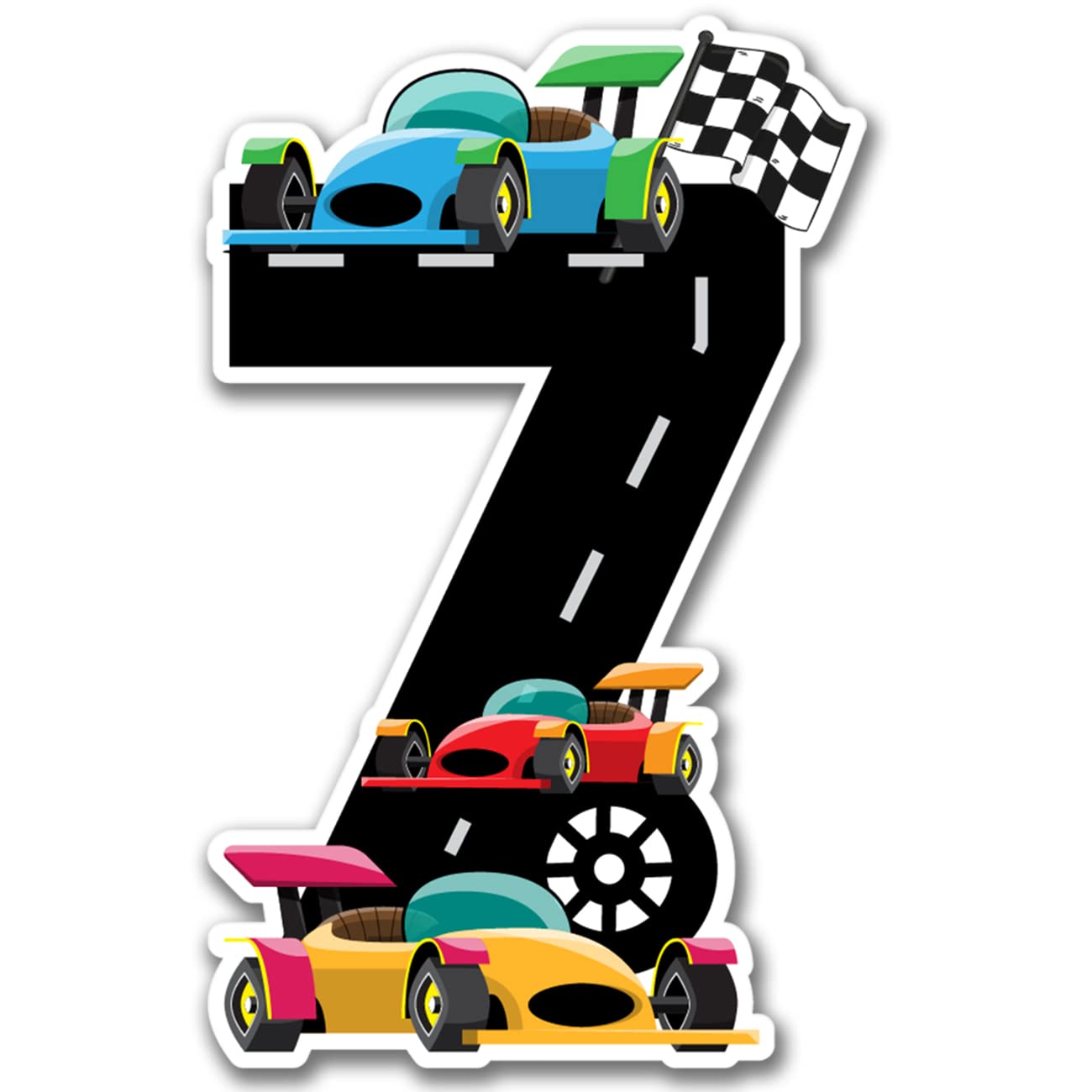 Racing Number Fonts 7