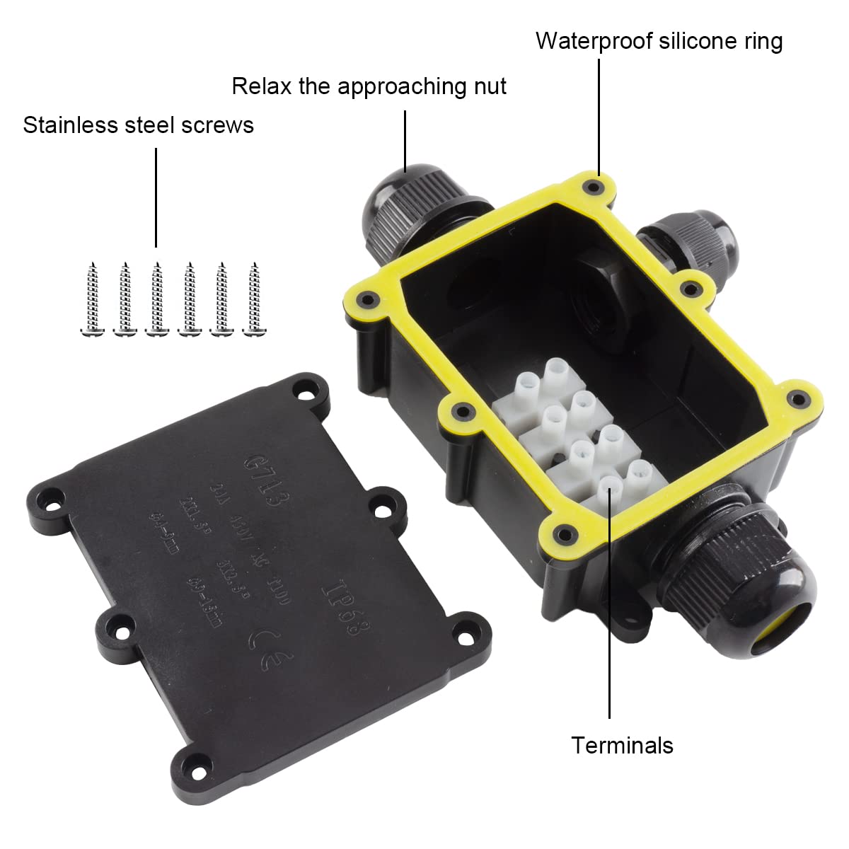 Underground Waterproof Electrical Boxes SK 15 Polycarbonate Enclosure