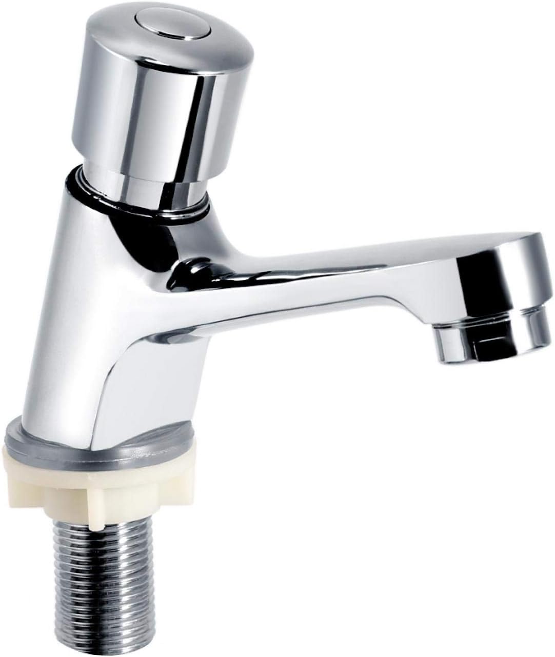 Water Saving Time Delay Faucet, Public Ktchen Bathroom Chrome Plated ...