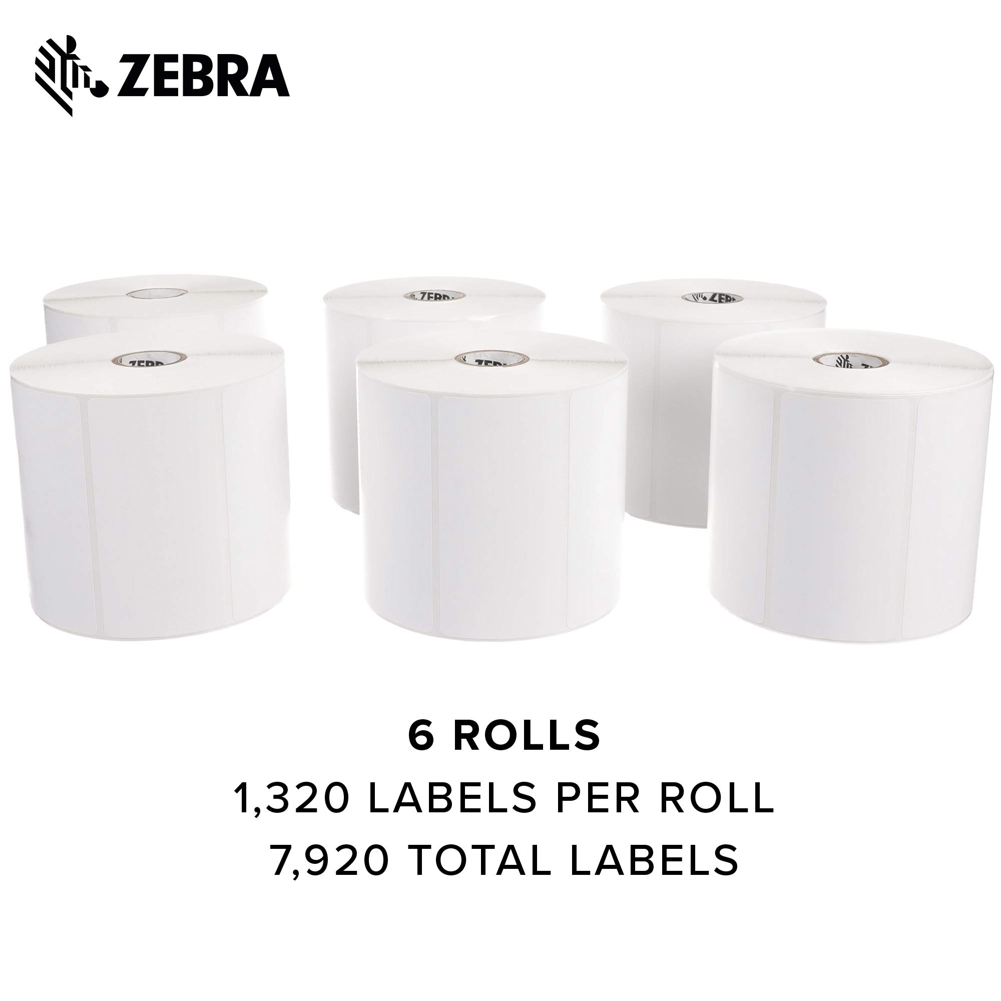 6x4 Label Printer Zebra 4 X 6 In Thermal Transfer Paper Labels Z ...