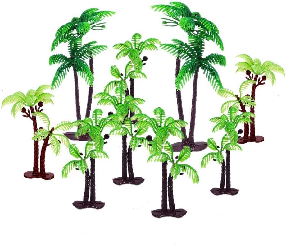 Amazon.com: Palm Tree with Coconuts Cake Topper (8 Count) : Grocery ...