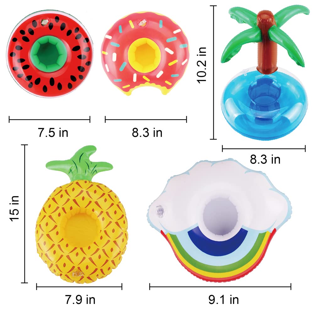 Snapklik.com : 5PCS Swim Ring Fun Swimming Pool Float Raft Lilo ...