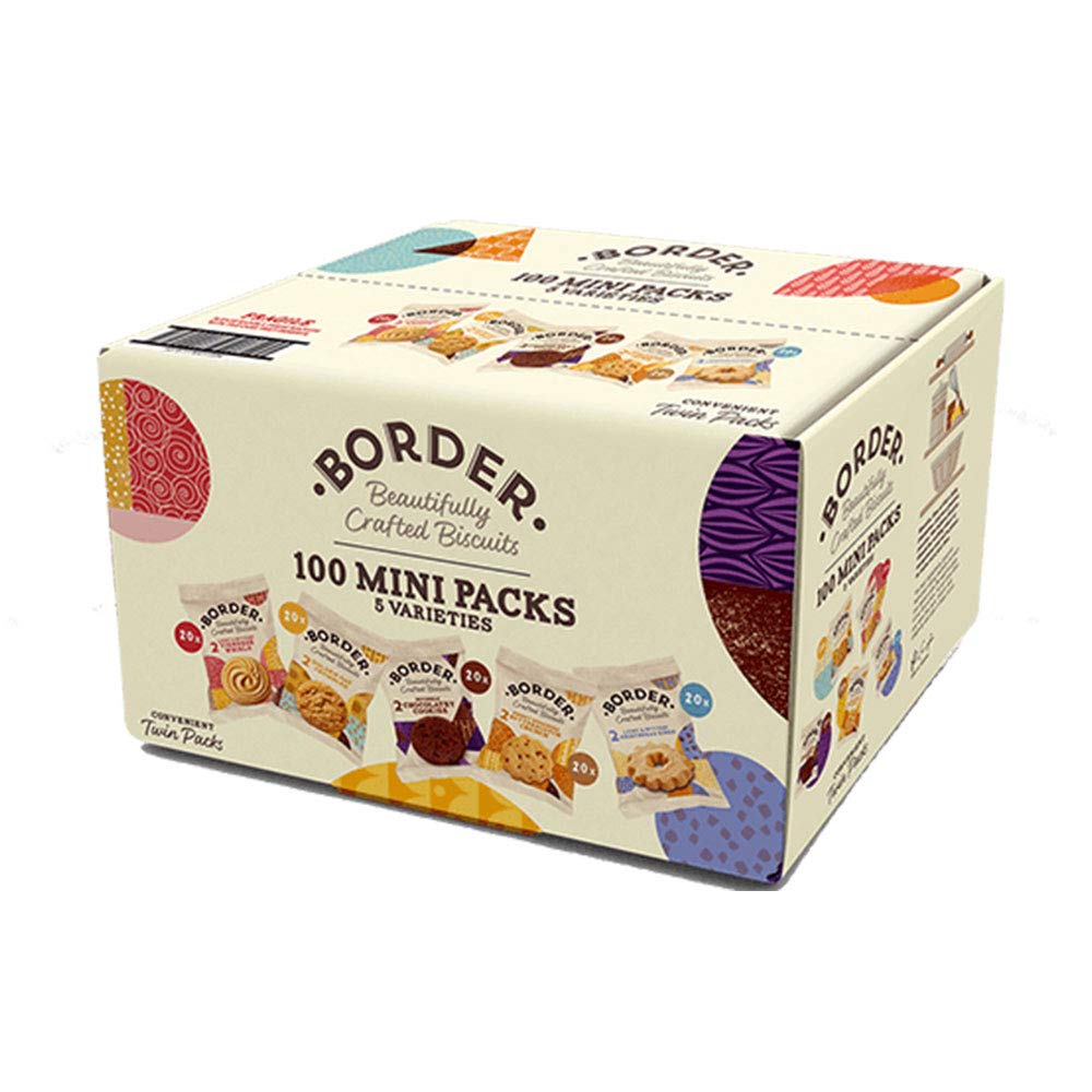 Border Biscuits 100 Luxury Mini Packs 100x5 Varieties : Amazon.co.uk ...