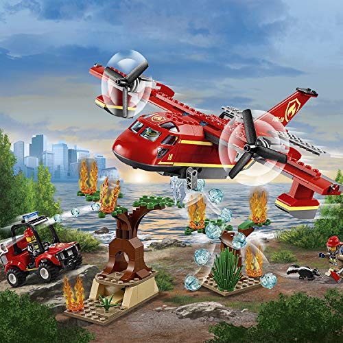 LEGO 60217 City Fire Fire Plane Toy Aeroplane Set with Buggy, 3 ...
