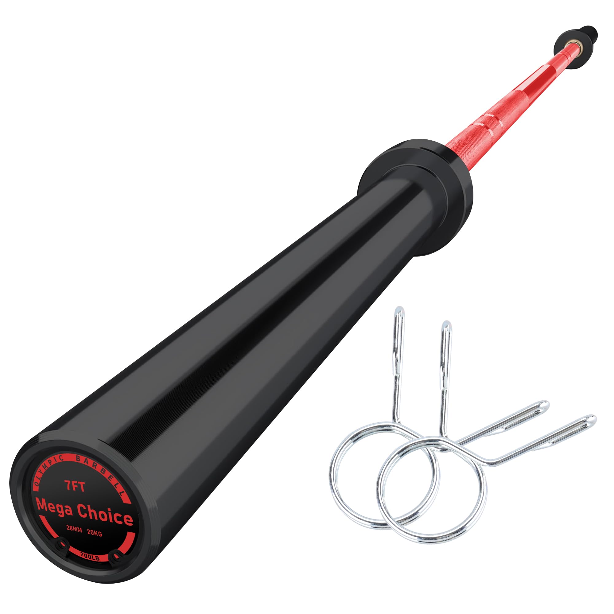 Snapklik.com : GaveeLife Olympic Barbell, 7FT/4FT Weight Bar For ...