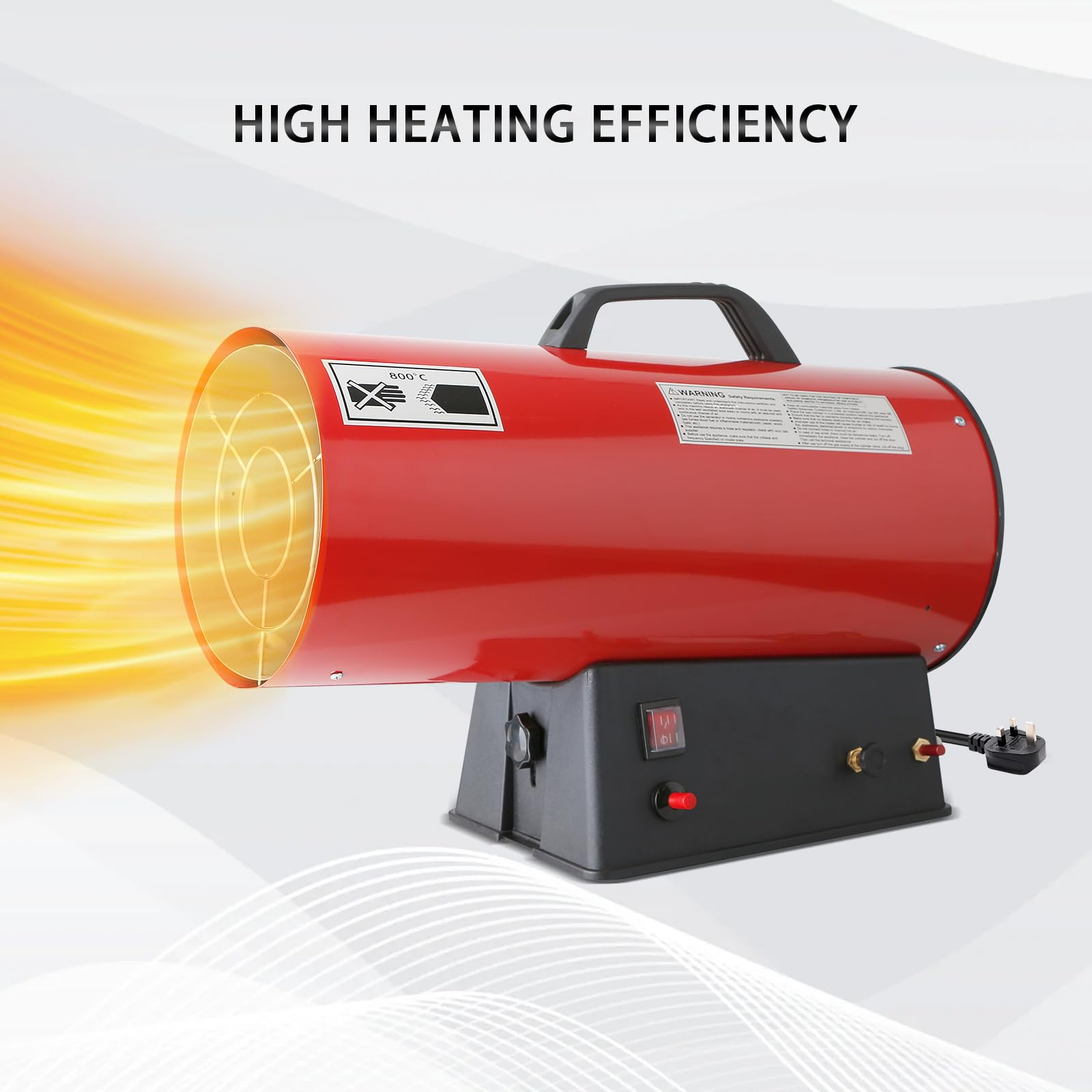 Propane Heater HEXAGO 40,000 BTU Contractor Portable Liquid Propane Gas ...