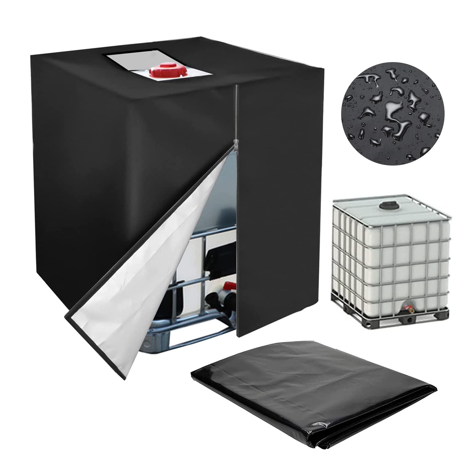 420d Oxford Cloth Ibc Container Cover 1000l Heavy Duty Rain ...