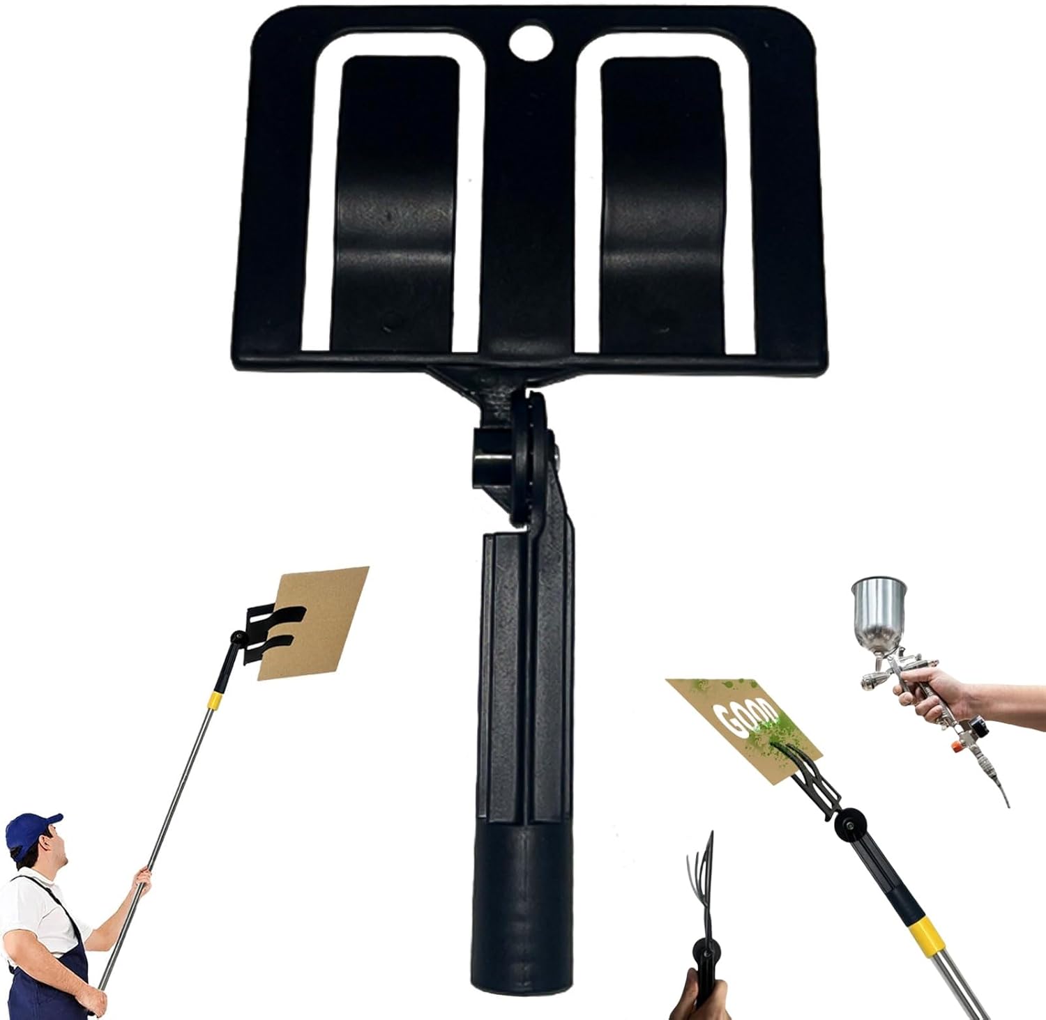 Paint Shield Holder,Adjustable Angle durablle Spray Shield Holder Set ...