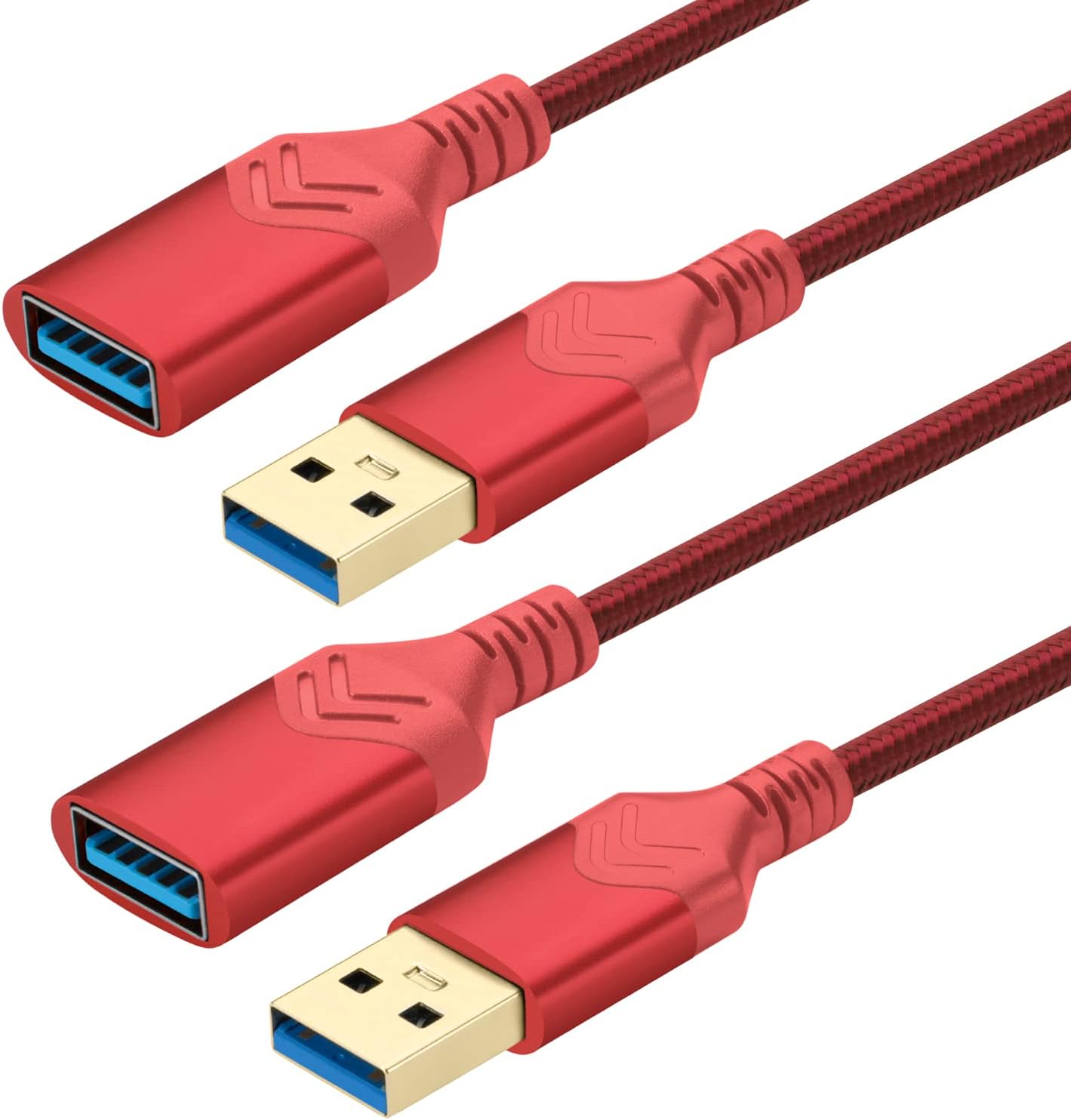 Amazon.com: USB Extension, Canjoy 3 Pack 6.6ft USB 3.0 Extension Cable ...