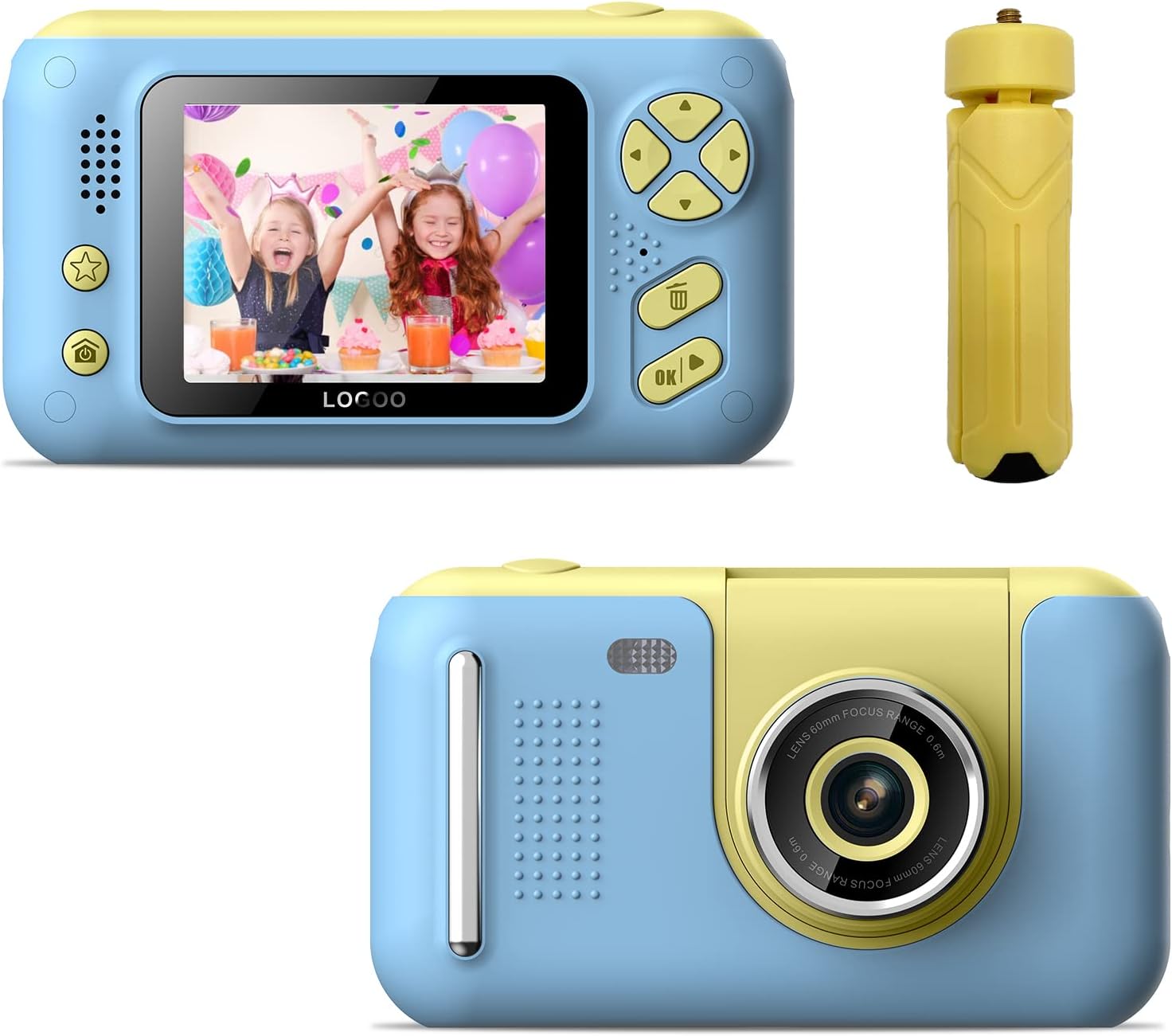 TBGENIUS Kids Camera, Children Digital Selfie Camera for 3-12 Year Old ...