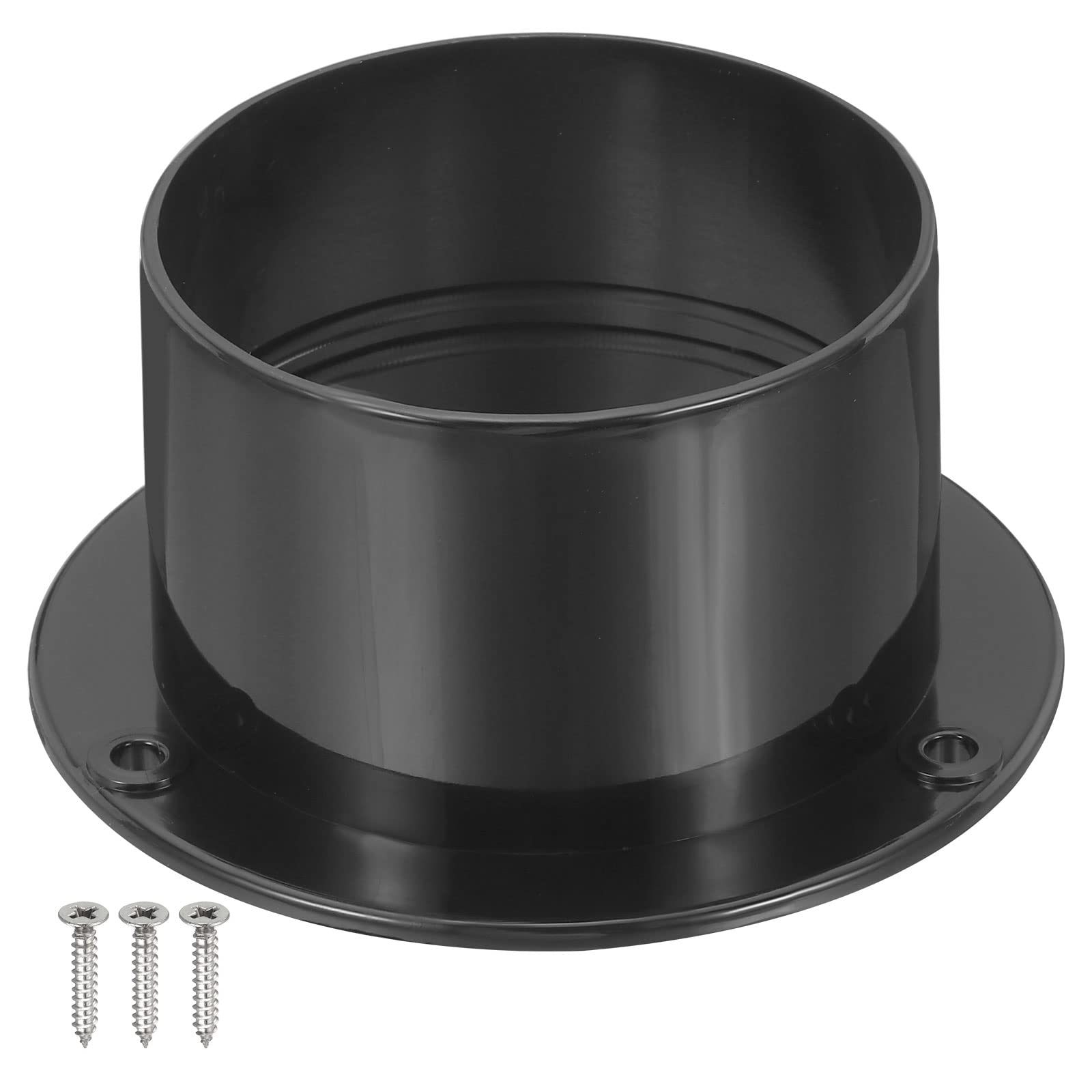HVAC Mounting Plate PATIKIL 5 Inch Duct Connector Flange, 2 Pack Metal ...