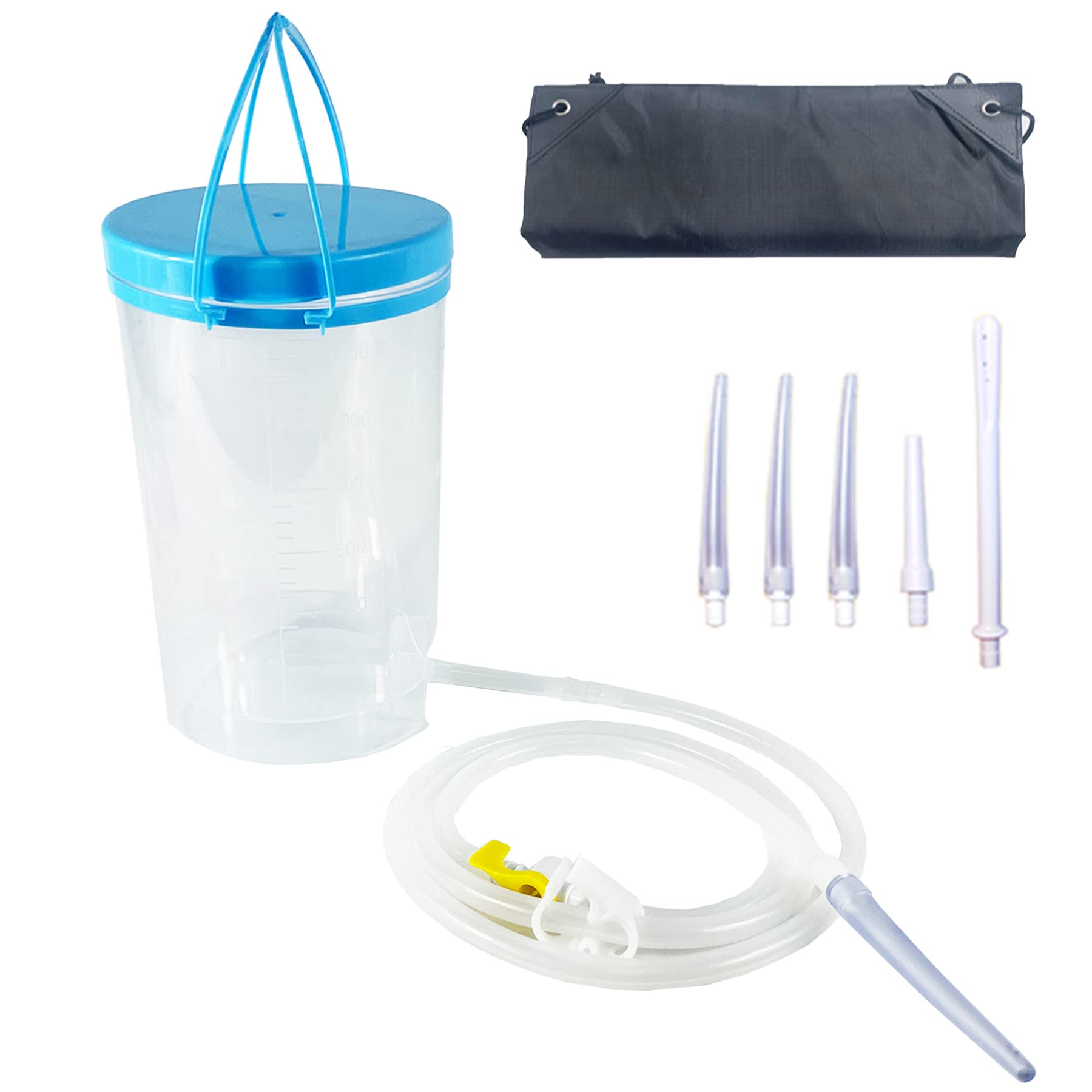 Buy JZCXword Colon Cleanse Enema Bucket Kit with 5.2ft Silicone Hose, 5 ...