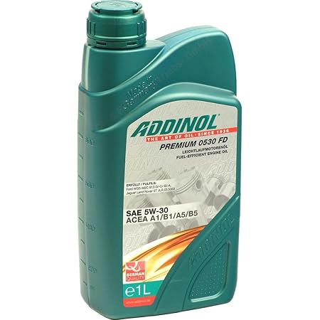 ADDINOL PREMIUM 0530 FD FD 5W-30 A5/B5, A1/B1 Motorenöl, 1 Liter ...