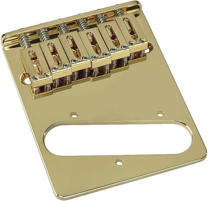 Amazon.com: Gotoh GTC201 Gold Tele Bridge with Brass Saddles : Musical ...