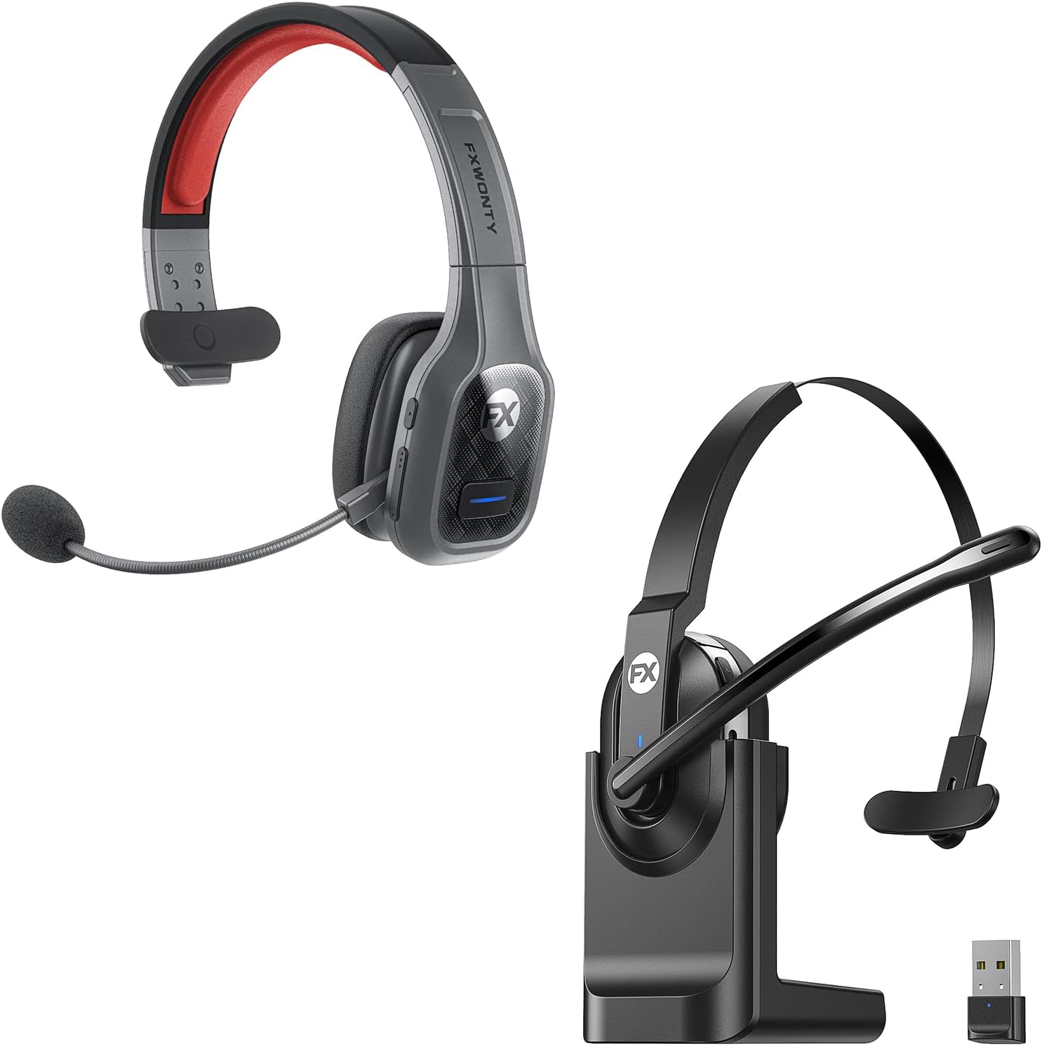 Amazon.com: FX-HS010 Bluetooth Headset + FX-HS011 Pro Wireless Headset ...