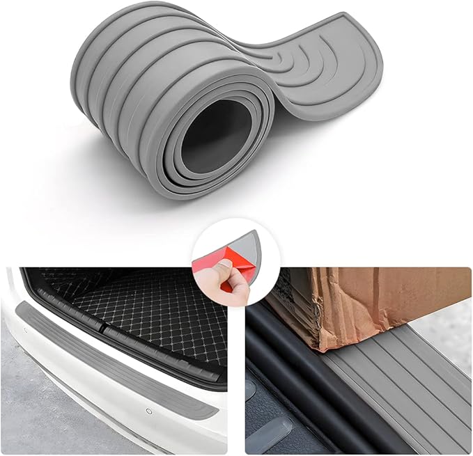 Amazon.com: Car Rear Bumper Protector Guard, Anti-Scratch Abrasion ...