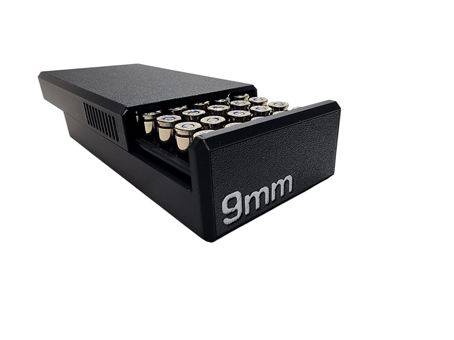 Amazon.com: USA-made 50-round 556 and 9mm ammo boxes (All Black, 9MM ...