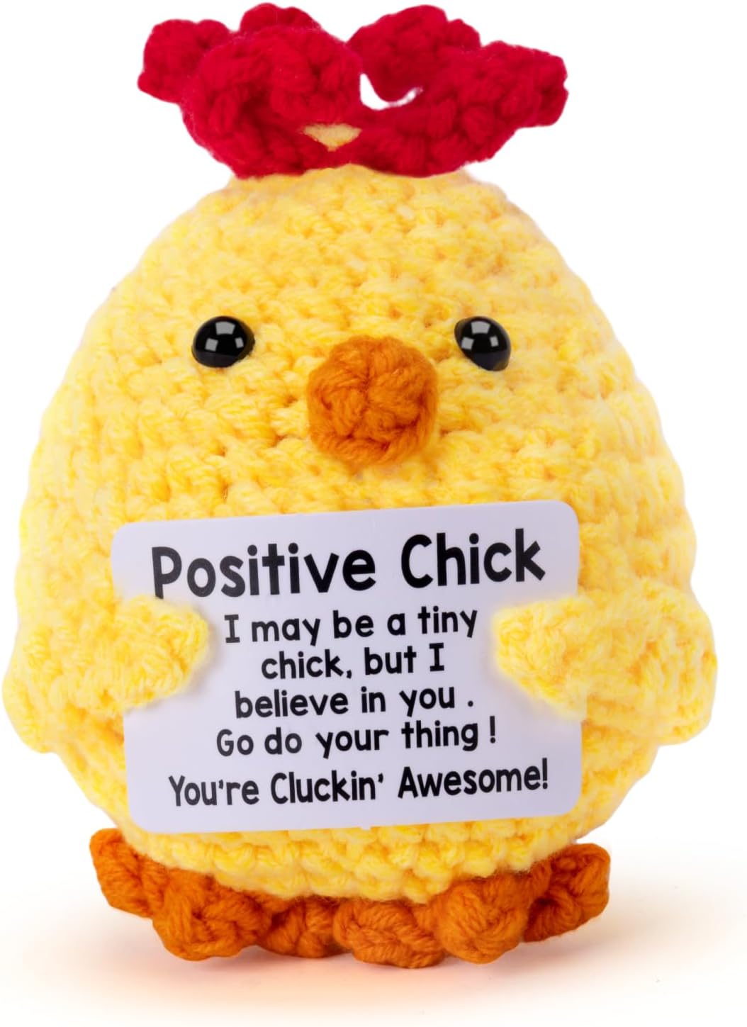 Amazon.com: DOADW Emotional Support Crochet Animals - Little Positive ...