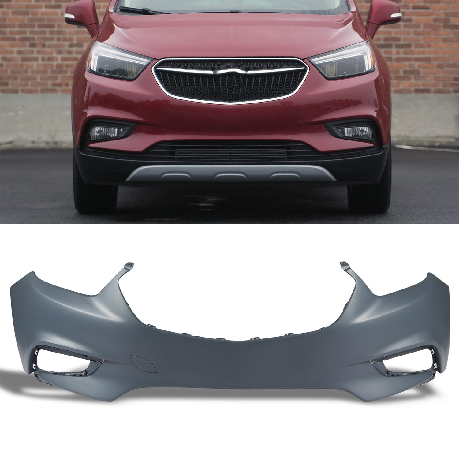 Amazon.com: Front Bumper Cover For Buick Encore 2017 2018 2019 2020 ...