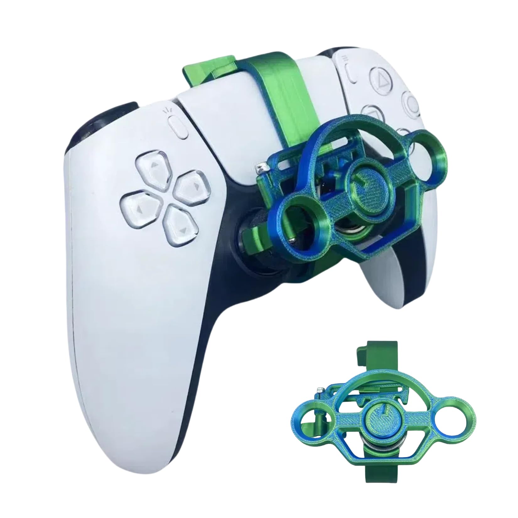 Amazon.com: CHOWONE Mini Steering Wheel for PS5 Racing Game Controller ...