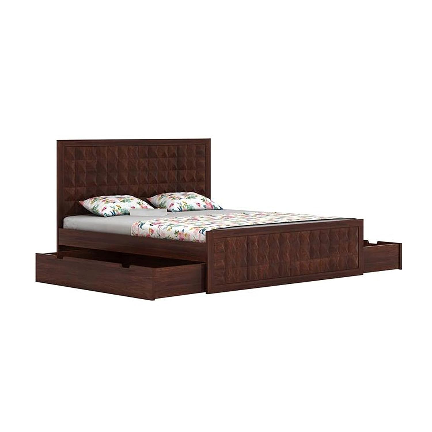 Chandra Shekhar EXPORTS King Size Bed with Storage and Diamond Finish ...
