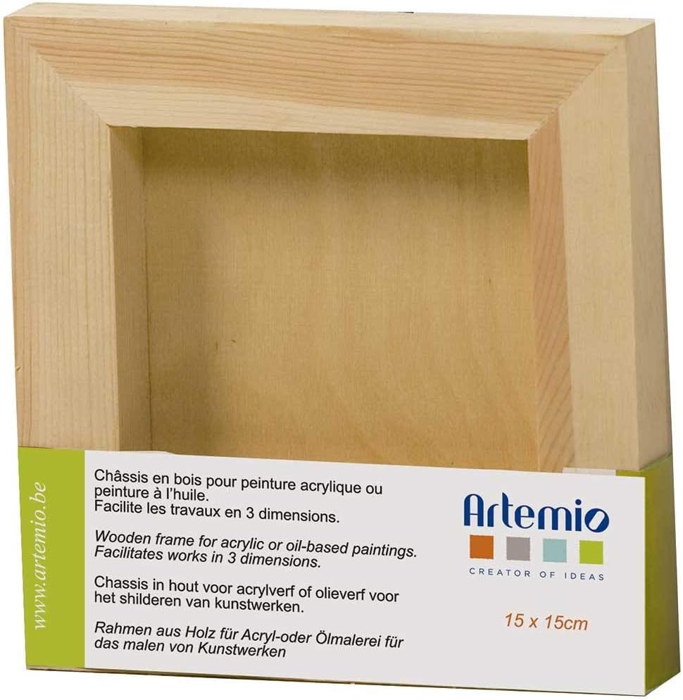 Artemio Rough Wood Frame for 3D Objects and Crafts – BigaMart