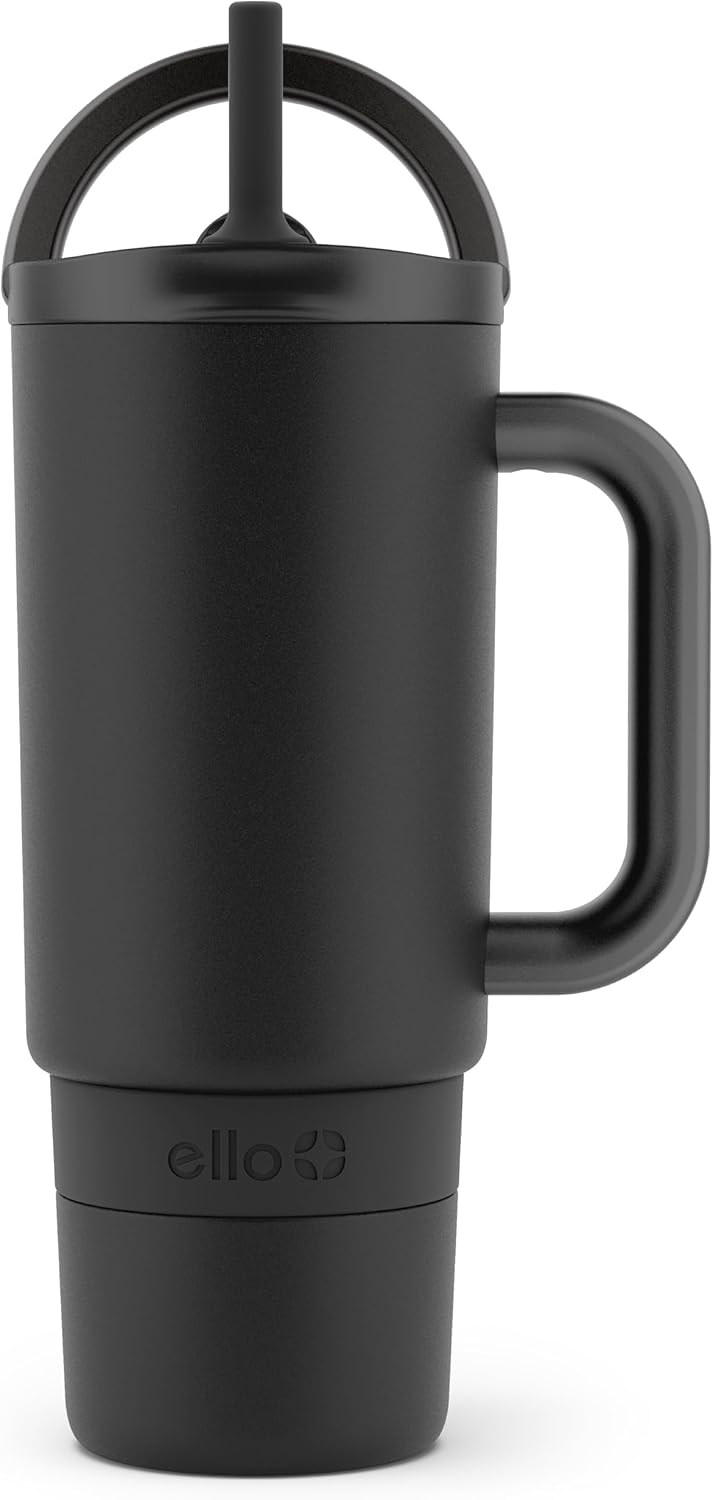 Amazon.com: Ello Port 30oz Tumbler with Carry Loop & Integrated Handle ...
