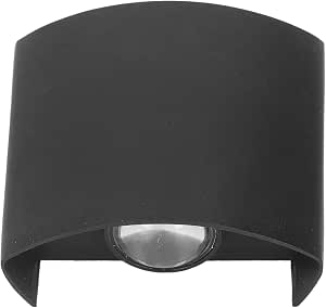 Amazon.co.jp: Wall Lamp, 110‑265V Black High Intensity Decorative ...