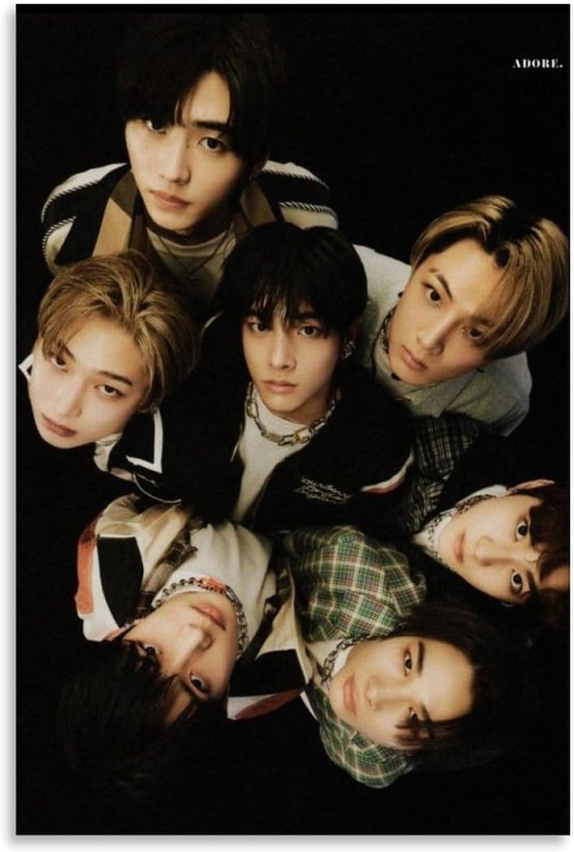 Amazon.com: ACLips Korea Group Enhypen Posters Canvas Posters ...