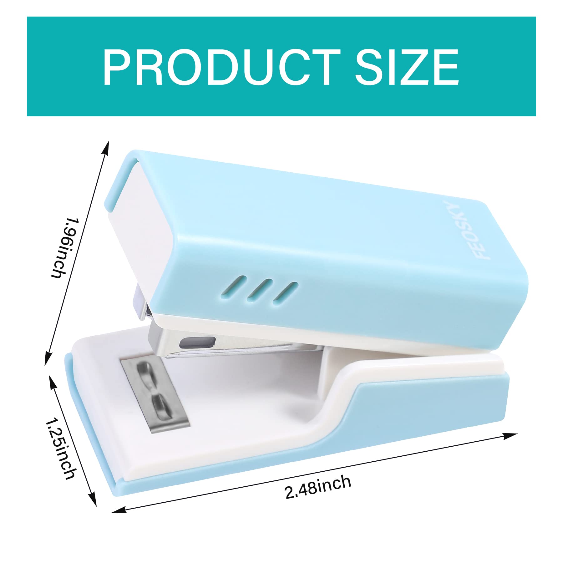Snapklik.com : Feosky Mini Stapler,one Touch Stapling,Easy To Load ...