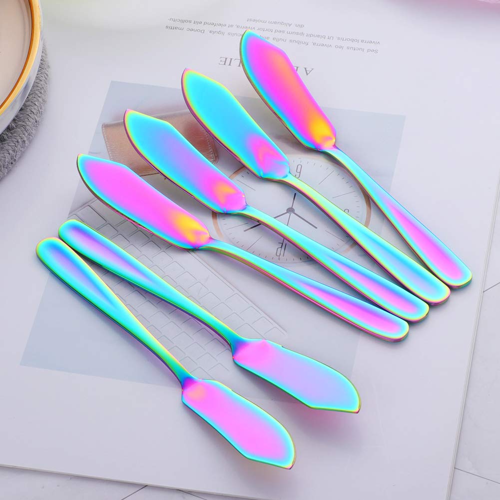 Snapklik.com : Bisda Stainless Steel Cheese Dessert Knives, Set Of 6 ...