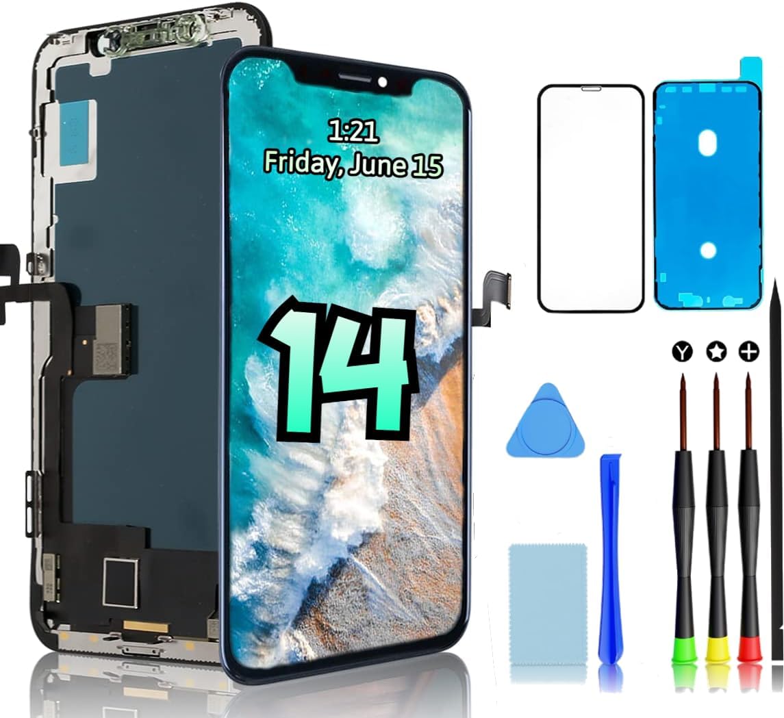 Amazon.com: for iPhone Screen Replacement LCD Cellular Glass Display ...