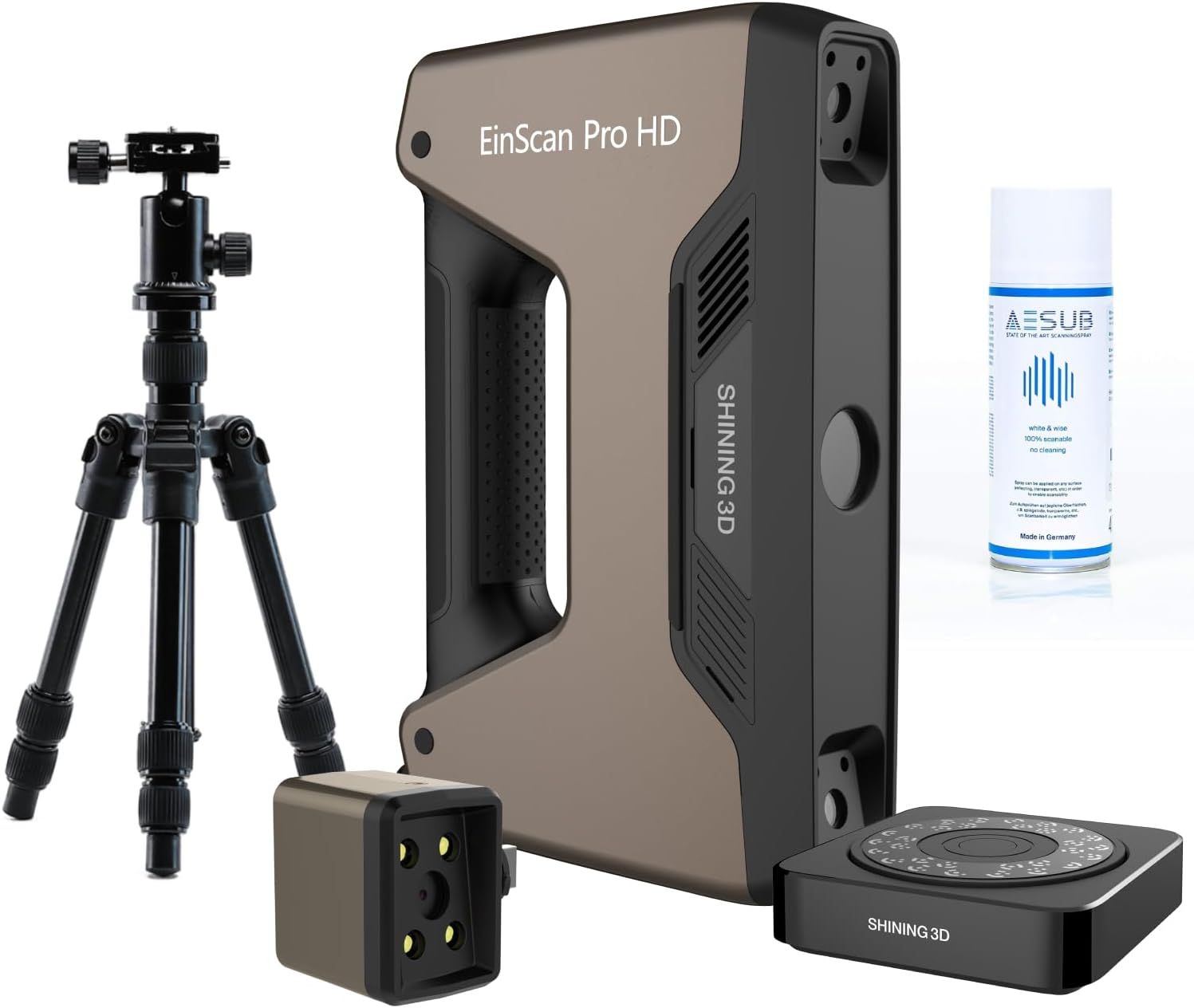 Amazon.com: [ EinScan Pro HD ] Shining3D Handheld 3D Scanner with [ Industrial Pack (Turntable ...