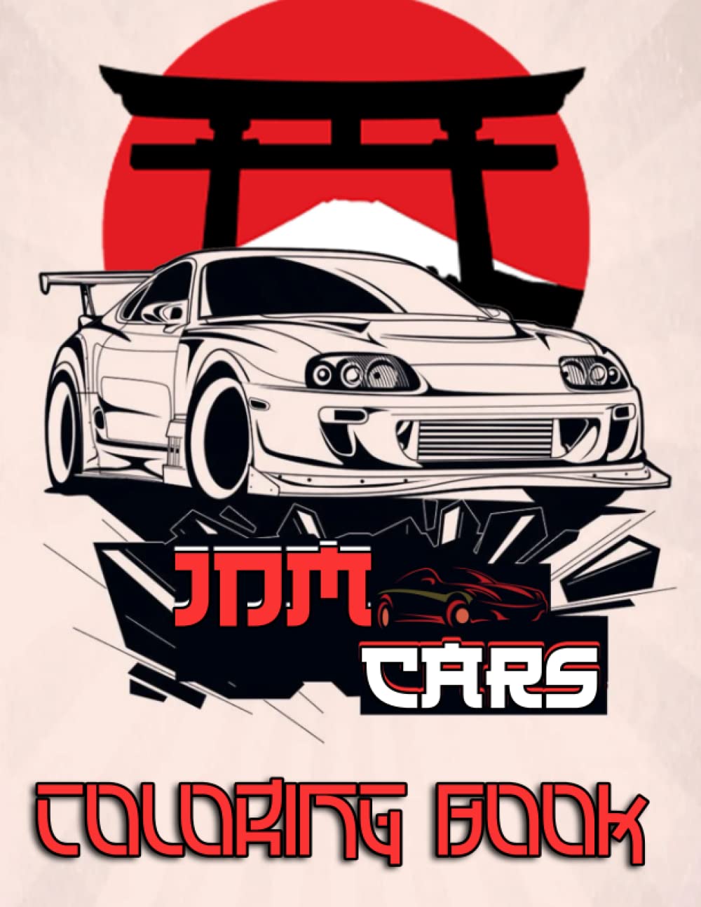 Jdm Cars Coloring Book Jdm Car Coloring Images With 30 | Desertcart Angola