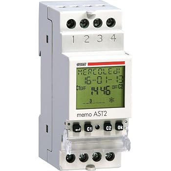 Vemer VE762300 Micro AST Interrupteur crépusculaire astronomique avec ...