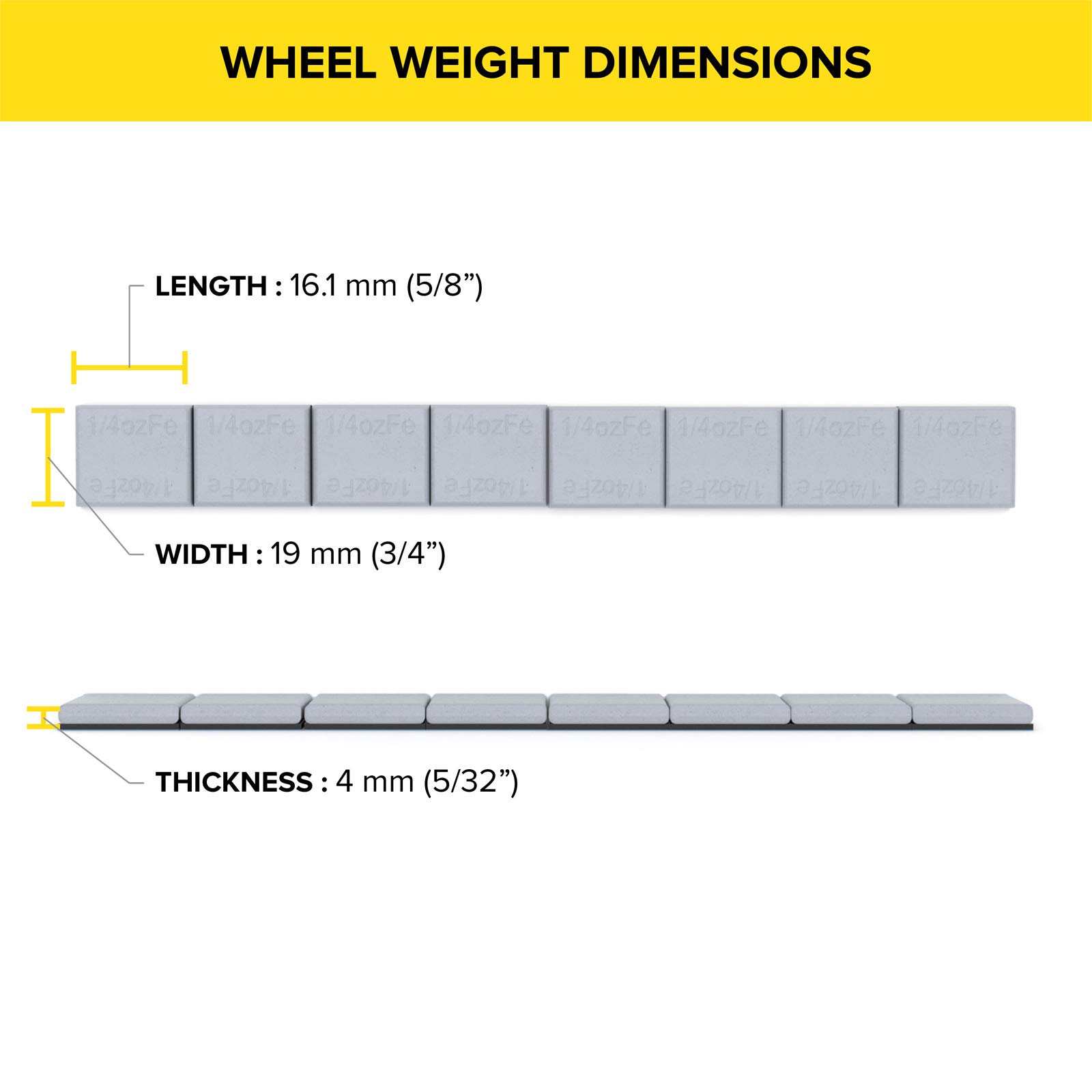 Snapklik.com : StanceMagic - 0.25oz 1/4oz - Gray Adhesive Stick On ...