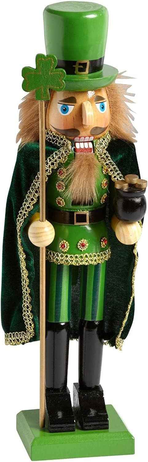 Amazon.com: Celtic Classics Wooden St. Patrick's Day Nutcracker Decor ...