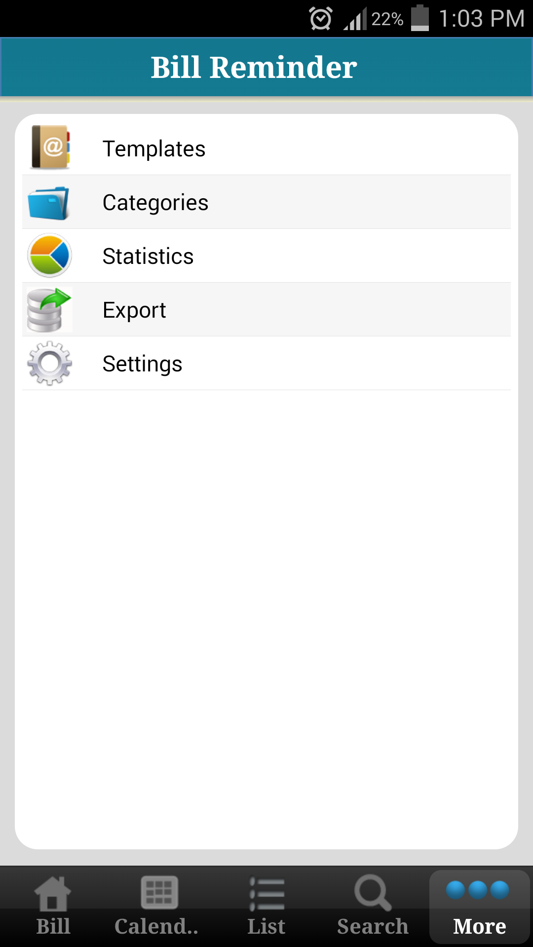 Bill Reminder Free BillManager - App on Amazon Appstore