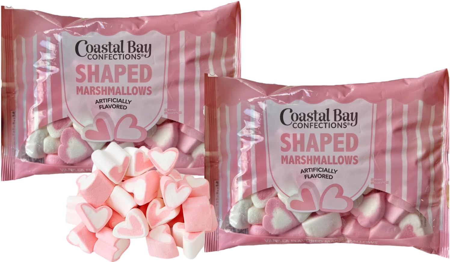 Amazon.com : Haribo Pink and White Marshmallows, Chamallows Bulk Sweets ...