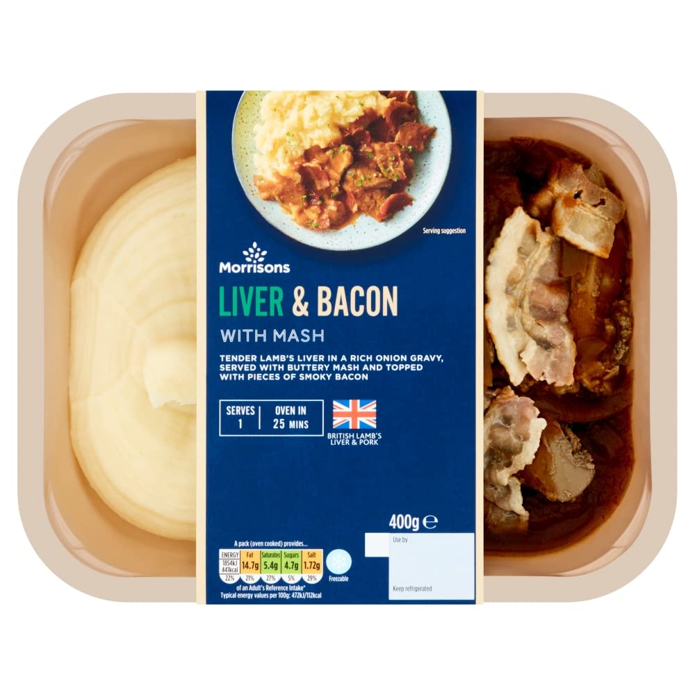 Morrisons Liver And Bacon With Mash 400g | Desertcart INDIA