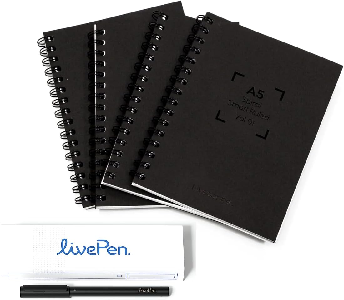 Amazon.com: NEWYES Smart Digital Pen with Black Notebook & LCD Writing ...