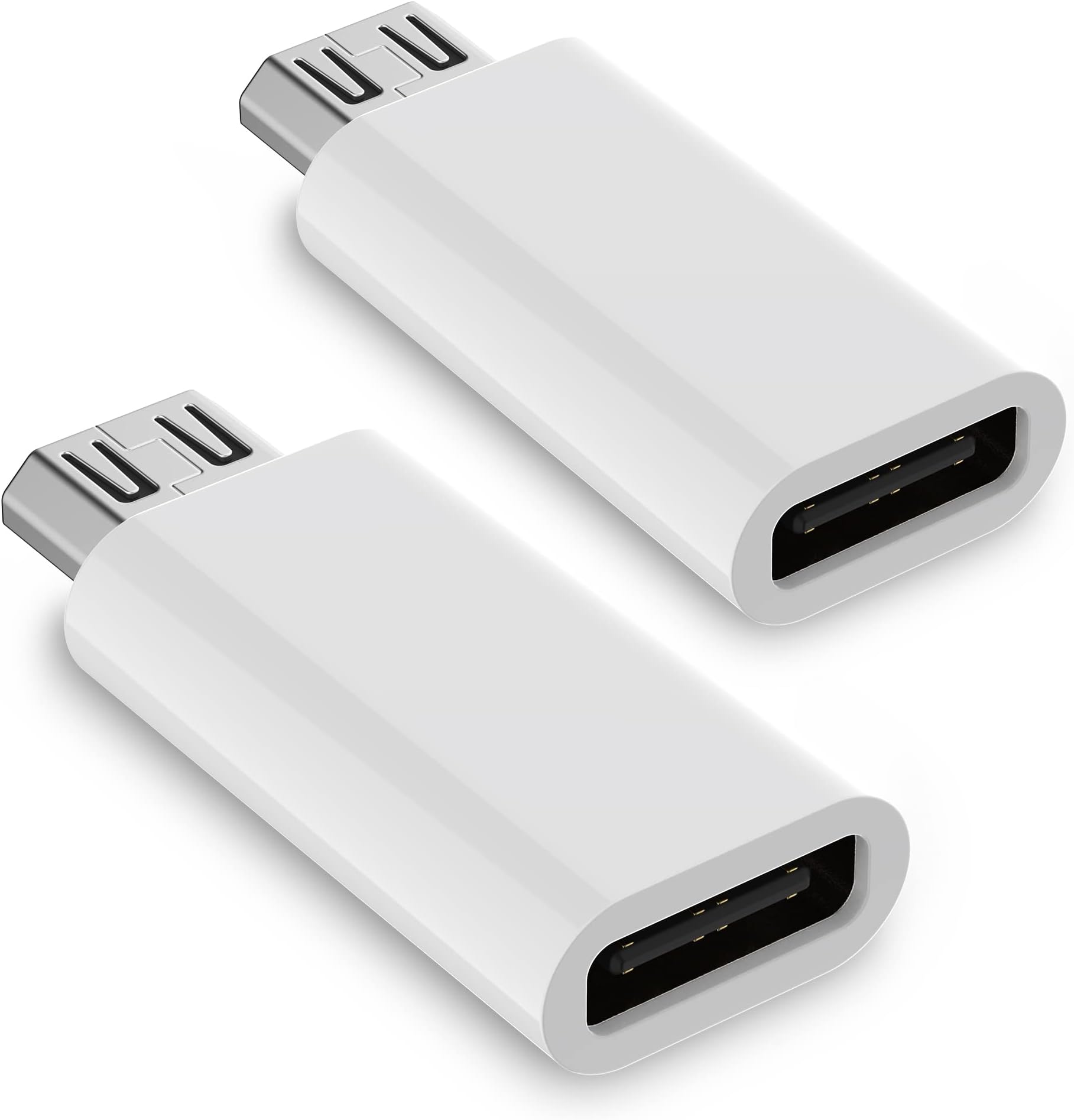 Amazon.com: USB C to Micro USB Adapter, 2-Pack Type C Female to Micro ...