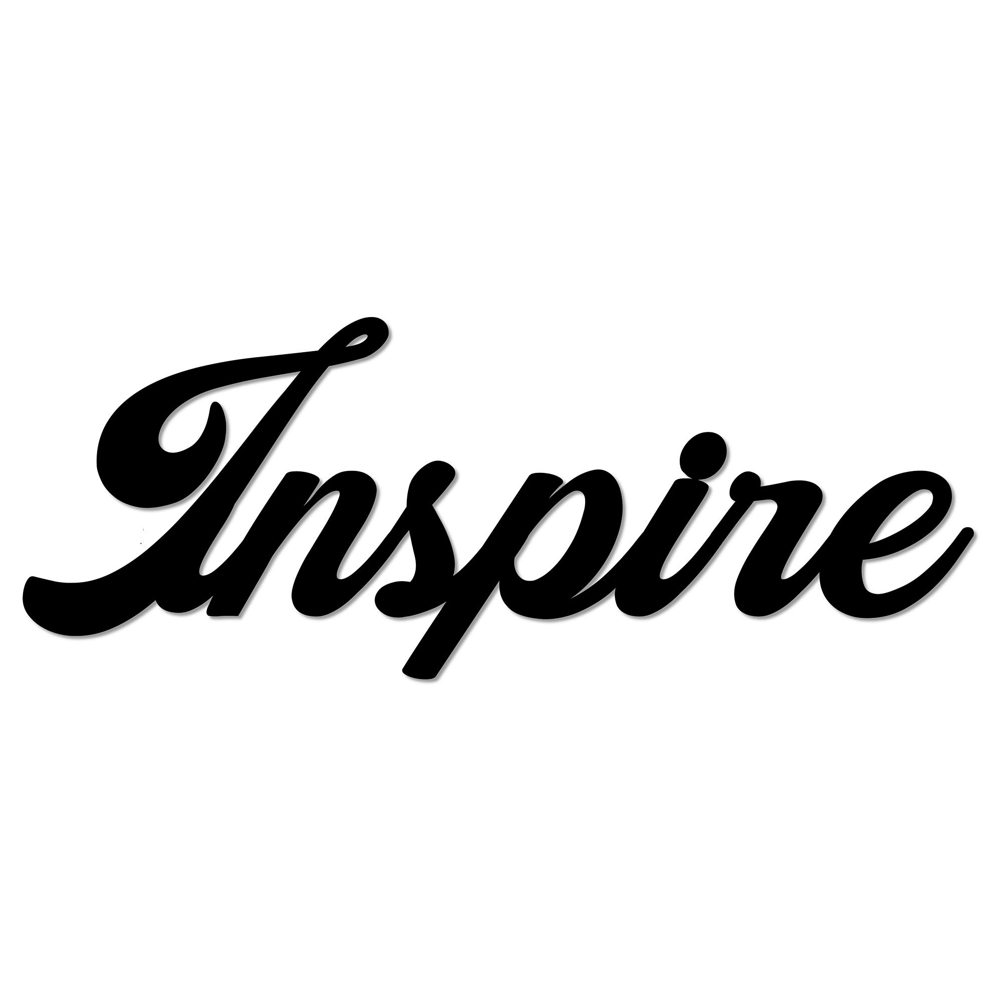 The Word Inspire In Cursive