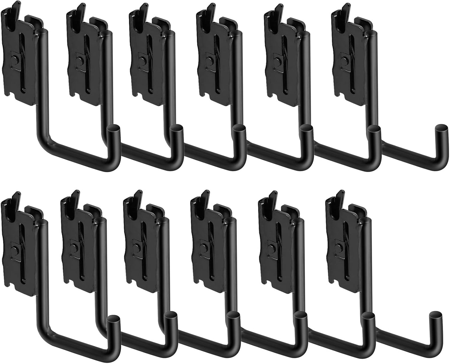 Amazon.com: SALUINOKI 12 Pack E-Track J Hooks Heavy Duty Small Black, E ...