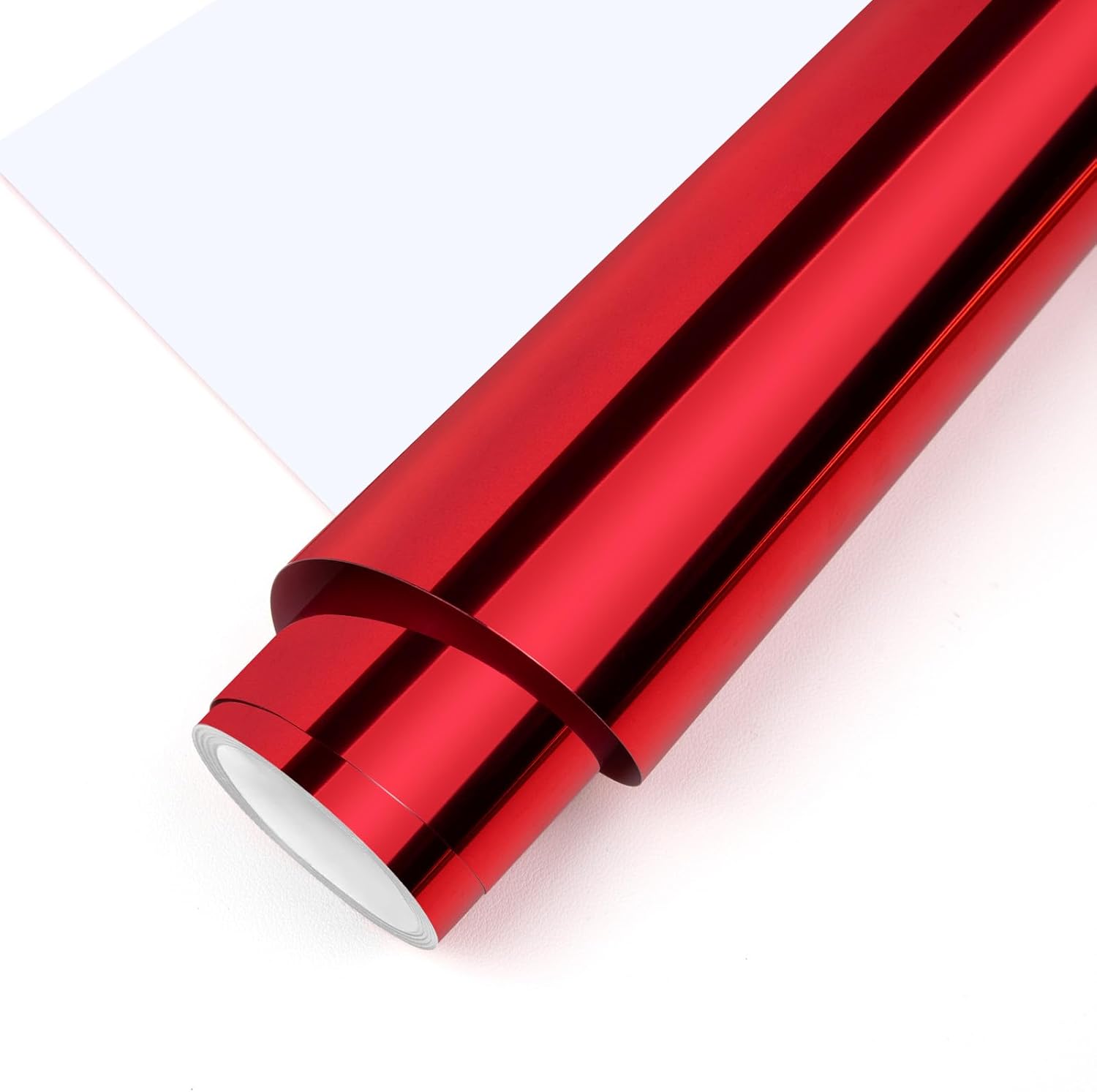 Amazon.com: TECKWRAP Red Chrome Metallic HTV Heat Transfer Vinyl, 12" x ...