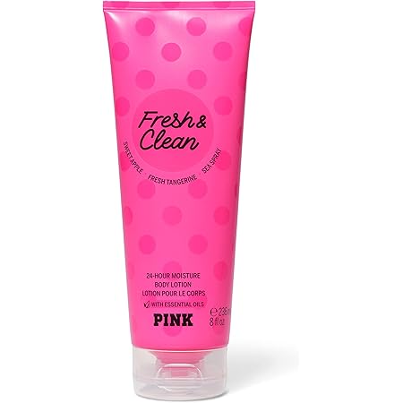 Amazon.com : Victoria's Secret Pink Fresh and Clean Fragrance Lotion ...