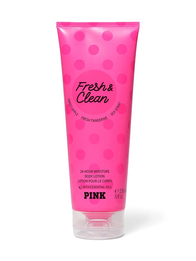 Amazon.com : Victoria's Secret Pink Fresh & Clean Hand & Body Lotion, 8 ...