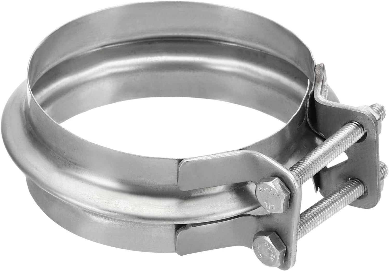 PATIKIL Duct Clamp, 3"(80mm) V-Shape Clamp 304 Stainless Steel Pipe ...