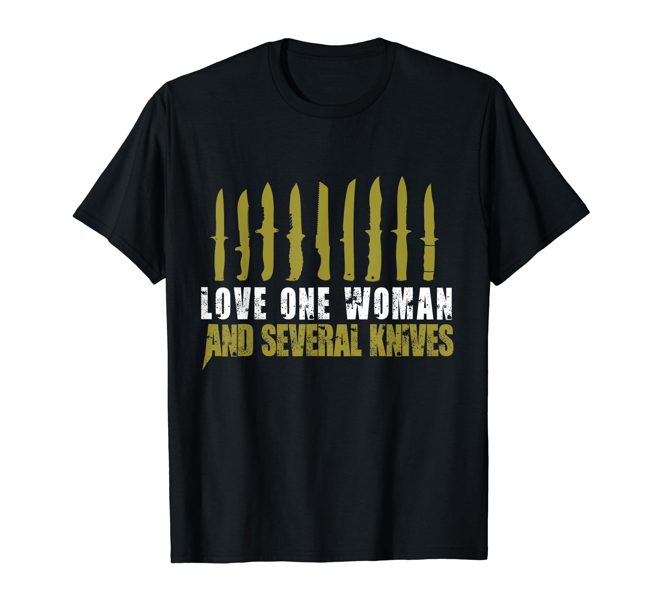Amazon.com: Knife Throwing Shirt Love One Woman Knives Shirt : Clothing ...